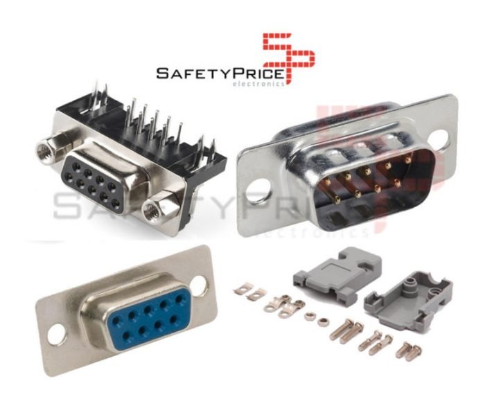 Conector Db9 Macho Hembra 9 Pin – Safetyprice Electronics